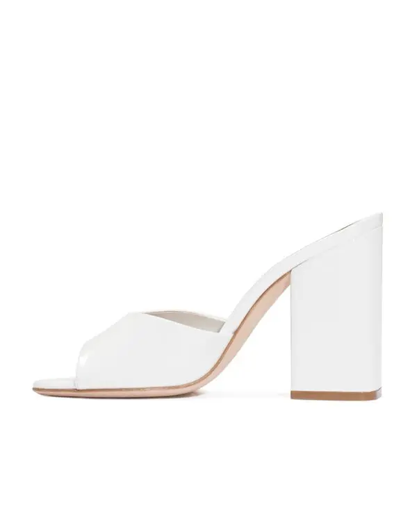 Paris Texas Anja Slip-on Sandals - White