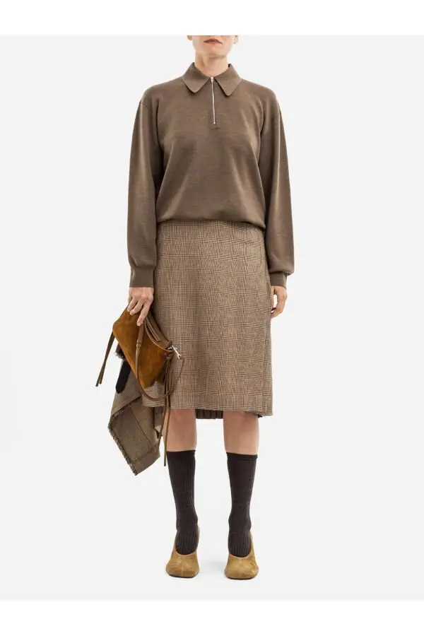 Phoebe Philo Long-sleeved Zip-up Polo Shirt - No