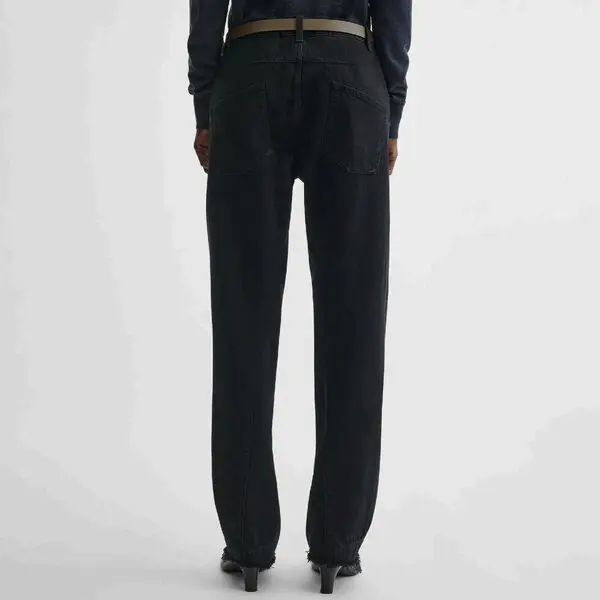 Phoebe Philo Fringed Edge Straight-leg Jeans