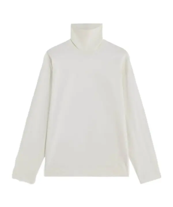 Phoebe Philo Relaxed Long Sleeve Cotton Jersey Top - Cream