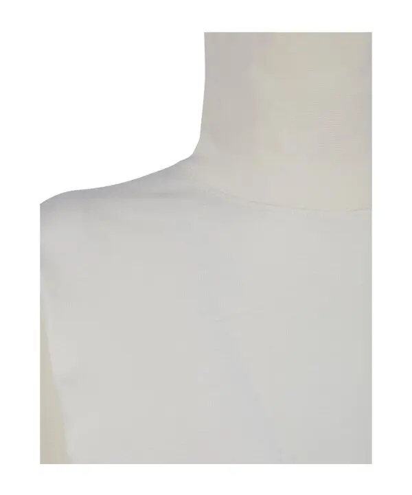 Phoebe Philo Relaxed Long Sleeve Cotton Jersey Top - Cream