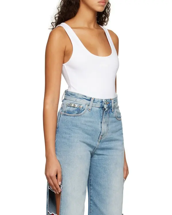 Gcds Logo Printed Jersey Bodysuit
