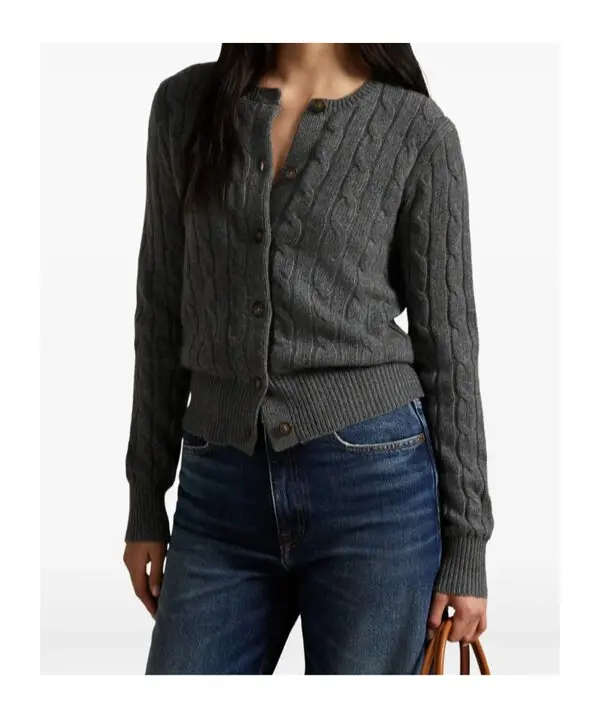 Polo Ralph Lauren Cable-knit Crewneck Cardigan