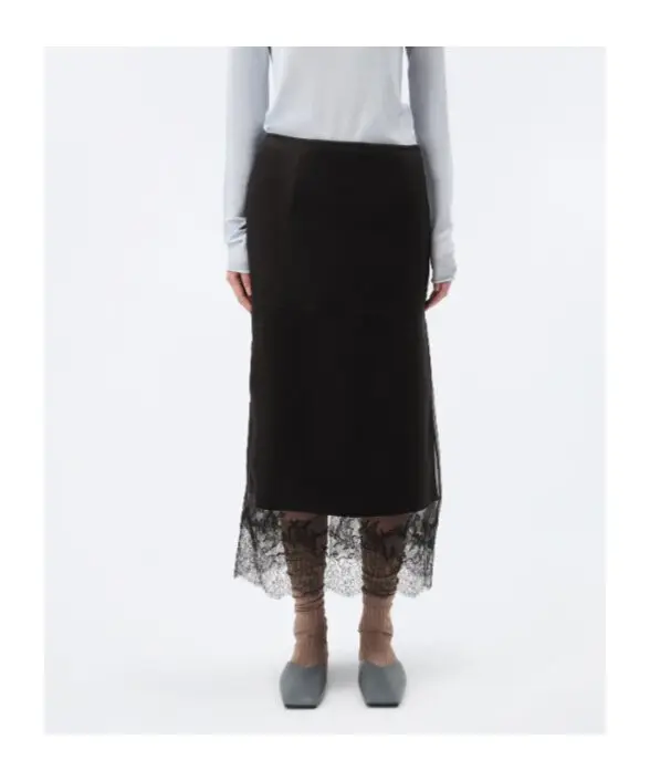 Carven Sheer Lingerie Skirt