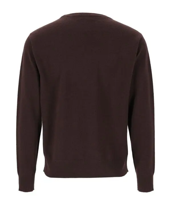Dries Van Noten Long-sleeved Crew-neck Shirt - Brown
