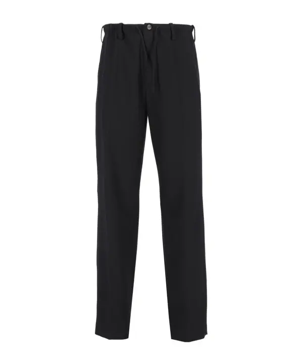 Dries Van Noten Straight-leg Casual Trousers - Black