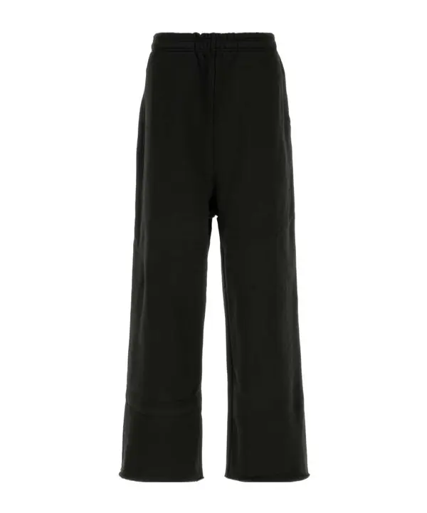 ENTIRE STUDIOS Straight-leg Athletic Pants With An Elastic Waist - Black