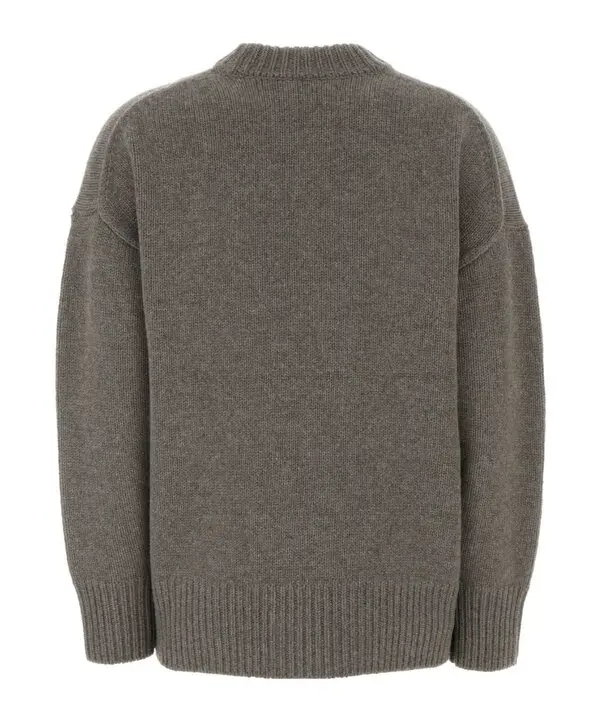 Co Ribbed Knit Oversized Pullover Sweater