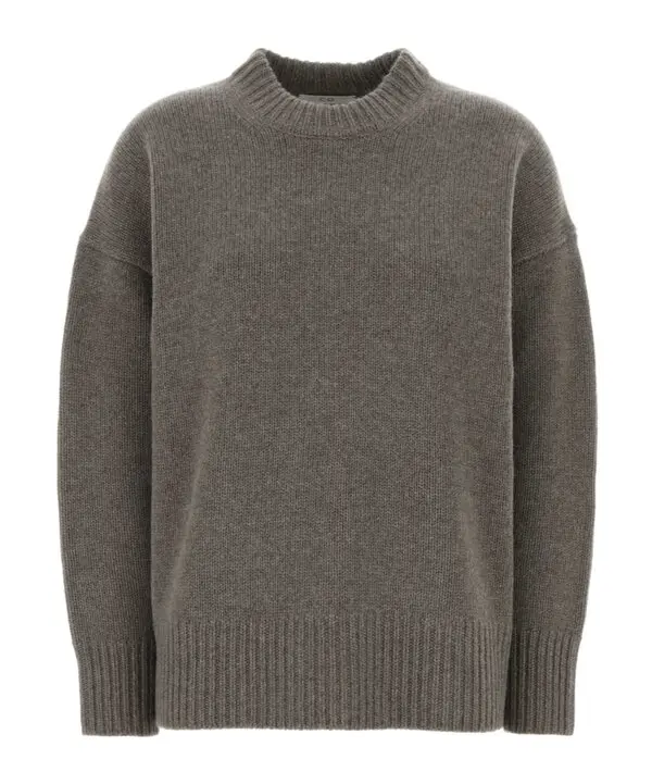 Co Ribbed Knit Oversized Pullover Sweater