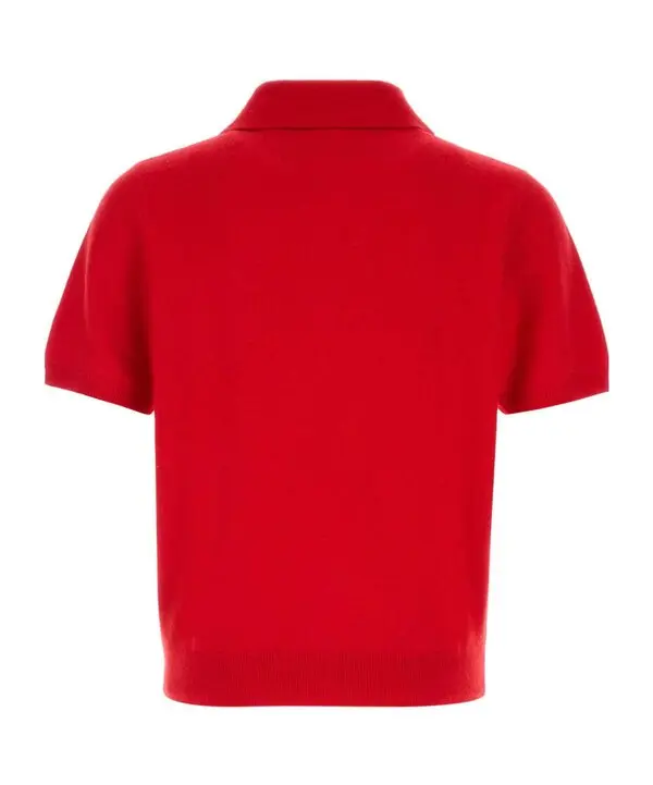 ENTIRE STUDIOS Short-sleeve Knitted Polo Shirt