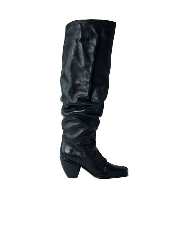 VIVIENNE WESTWOOD River Square-toe Knee-high Boots