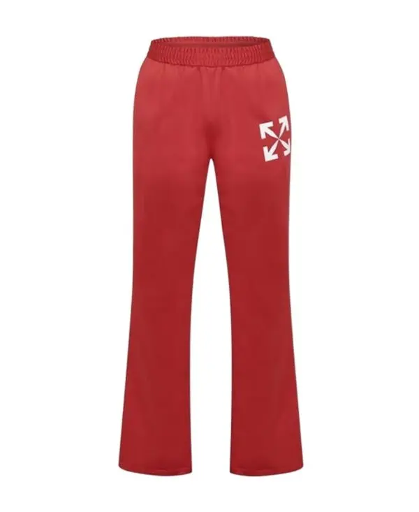 Off-White Printed Sweatpants - Red