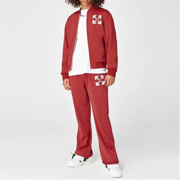 Off-White Printed Sweatpants - Red