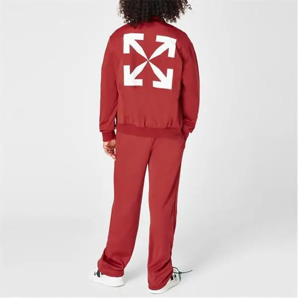 Off-White Printed Sweatpants - Red