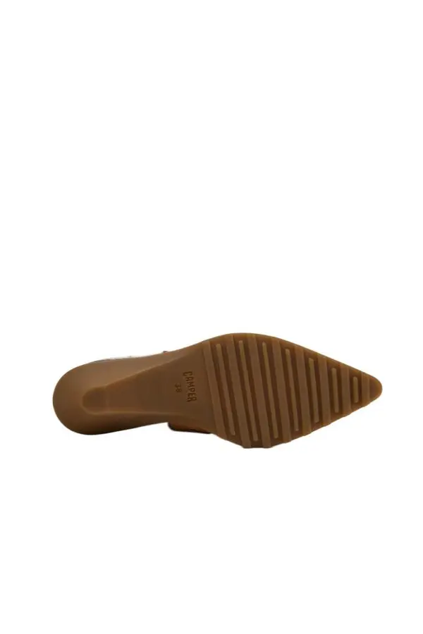 Camper Leather Ankle Boots - Brown