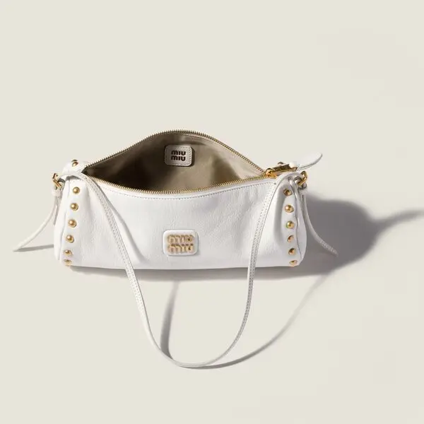 Miu Miu Studded Leather Pouch