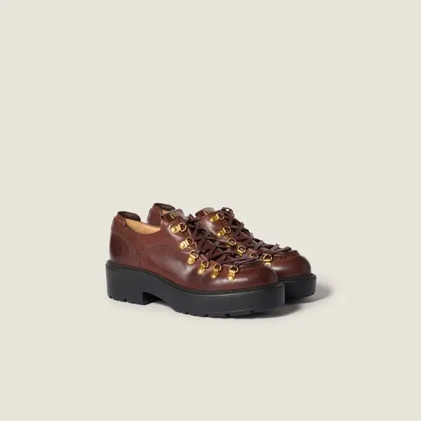 Miu Miu Leather Loafers