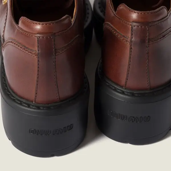 Miu Miu Leather Loafers