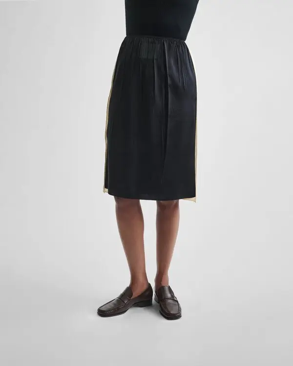 Phoebe Philo Elastic Waistband Midi Skirt