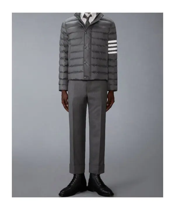 Thom Browne Four-bar Stripe Detail Down Jacket