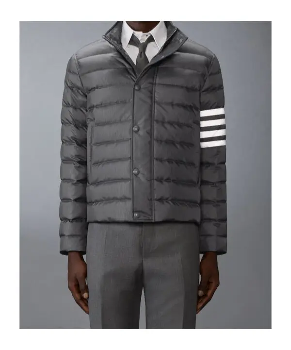 Thom Browne Four-bar Stripe Detail Down Jacket