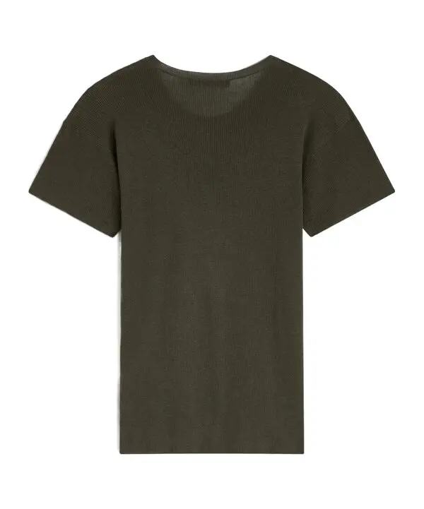 Phoebe Philo Crew Neck Ribbed T-shirt