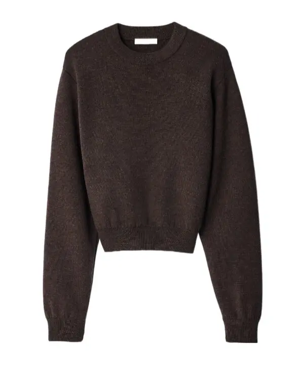 LEMAIRE Short Sweater In Felted Merino Wool