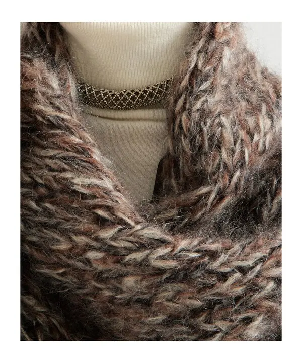 Brunello Cucinelli Mohair Knit Shawl