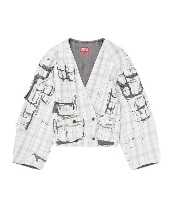 DIESEL® De-talbar-fsi Cropped Jacket