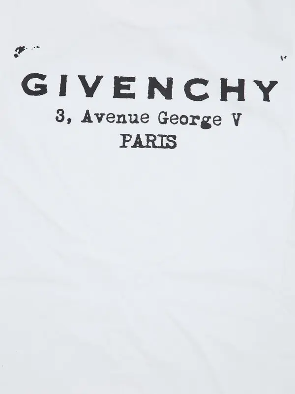Givenchy Crewneck Short-sleeve T-shirt With Logo Detail