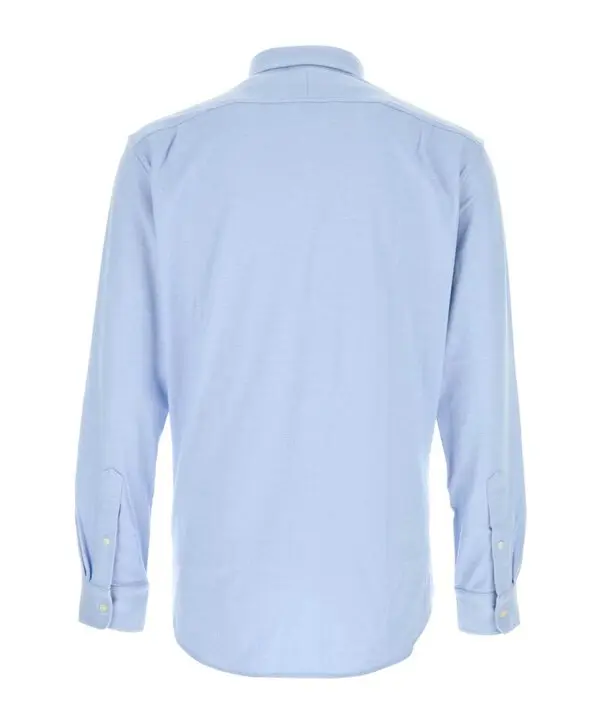 Polo Ralph Lauren Logo-embroidered Long-sleeve Shirt - Blue