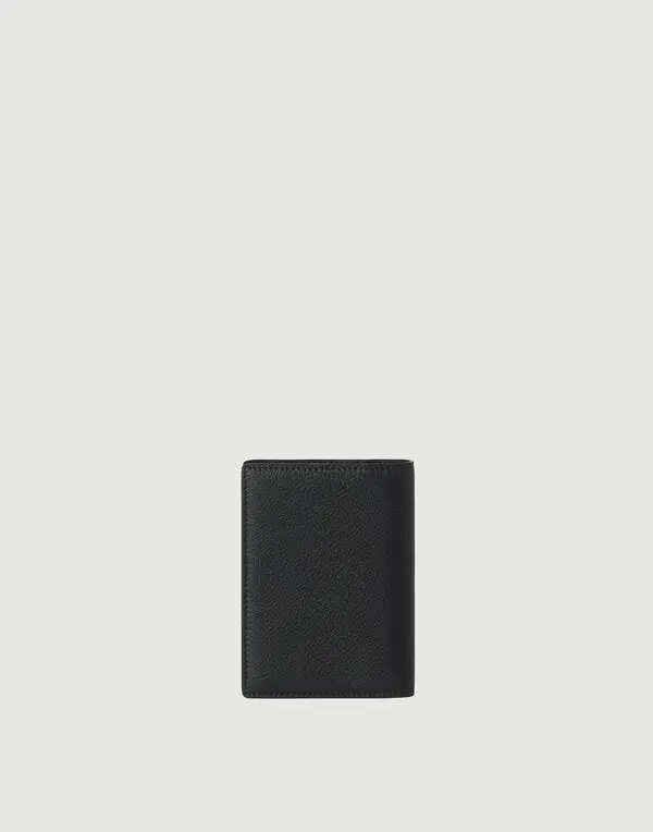 Brunello Cucinelli Grained Calfskin Passport Holder