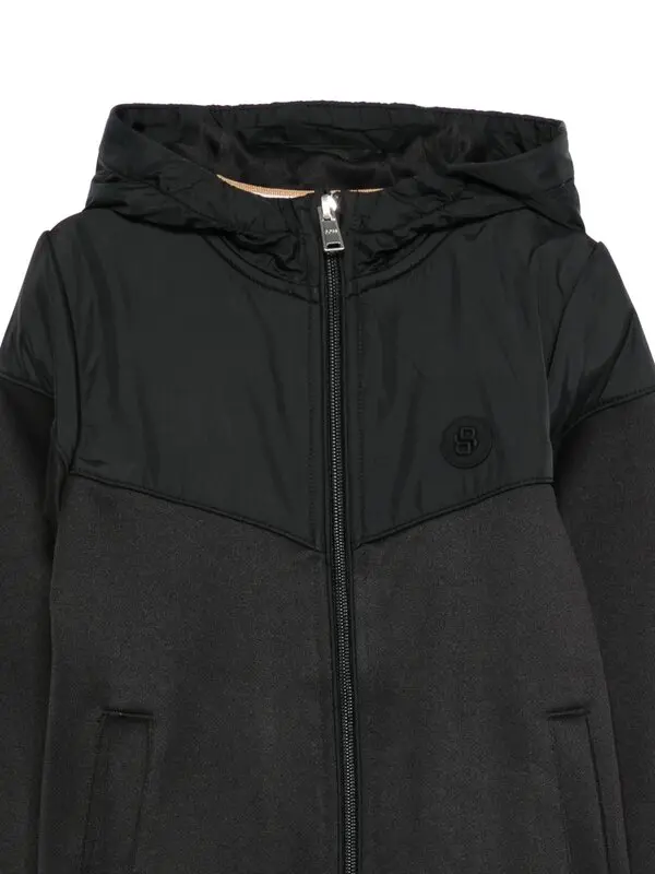 Hugo Boss Paneled Track Jacket With Hood