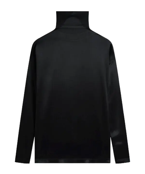 Phoebe Philo Tie-neck Top In Stretch Silk Satin