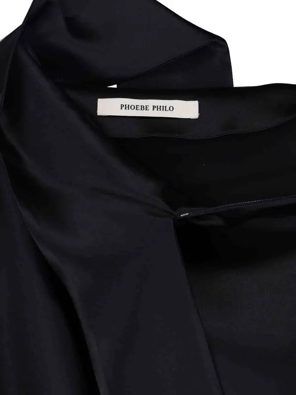 Phoebe Philo Stretch Tie-neck Blouse