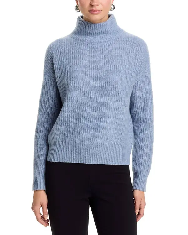Bloomingdale'S 100% Cashmere Mock Neck Sweater Exclusive - Dolphin