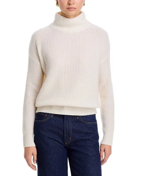 Bloomingdale'S 100% Cashmere Mock Neck Sweater Exclusive - Ivory