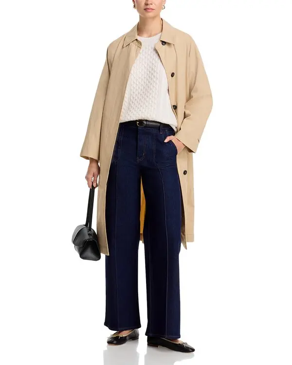 Bloomingdale'S Crewneck Cable Knit Sweater