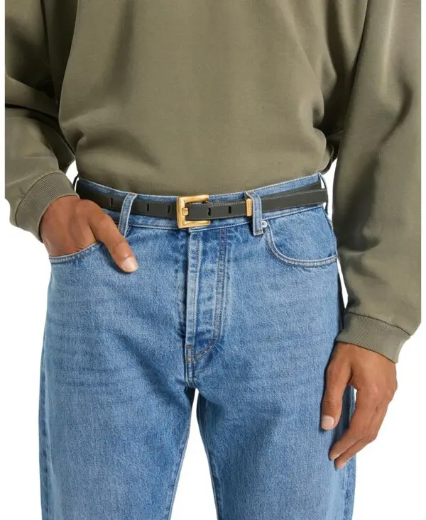 Balmain Anthem Leather Belt