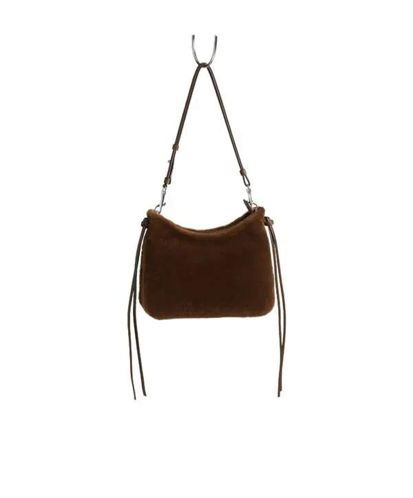 Phoebe Philo Small Shearling Shoulder Bag