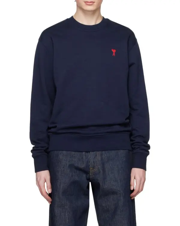 AMI Paris De Coeur Crewneck Sweatshirt