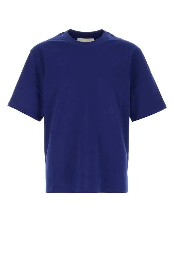 AMI Paris 100% Cotton T-shirt - Blue