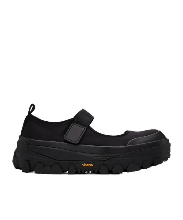 AMOMENTO Vibram Mary Jane Loafers - Black