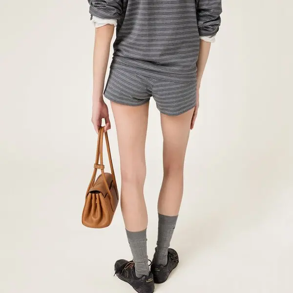 Miu Miu Striped Jersey Boxer Shorts