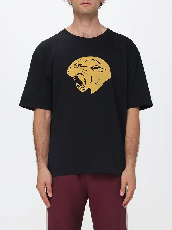 Valentino Garavani Cotton Crewneck T-shirt With Graphic Print And Dropped Shoulders