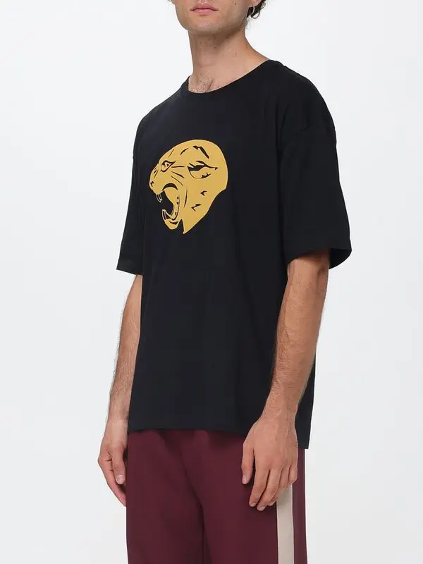 Valentino Garavani Cotton Crewneck T-shirt With Graphic Print And Dropped Shoulders
