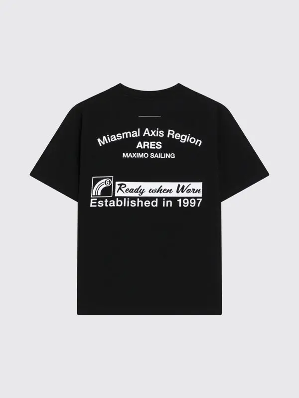 MAISON MARGIELA T-shirt With Graphic Print - Black