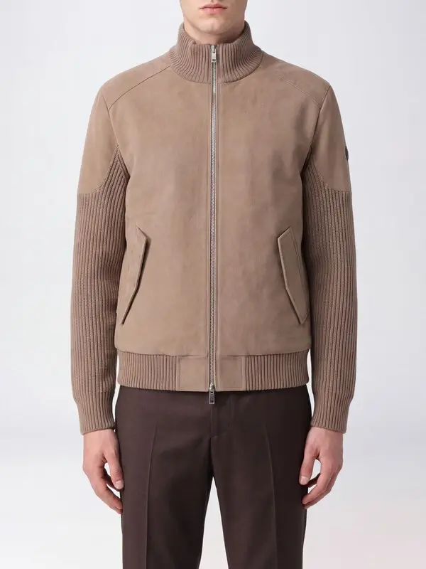 Moose Knuckles Zip-up Jacket With High Neck