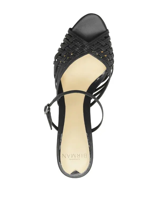 ALEXANDRE BIRMAN Lillian Leather Wedge Sandals