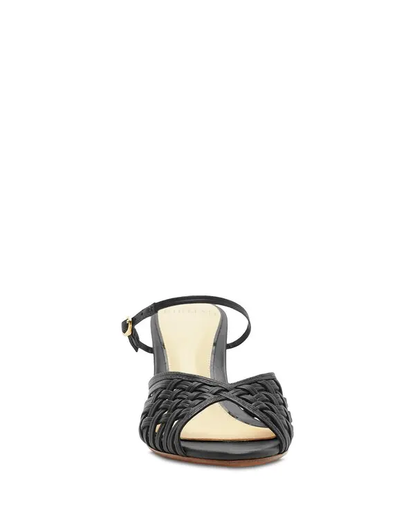 ALEXANDRE BIRMAN Lillian Leather Wedge Sandals
